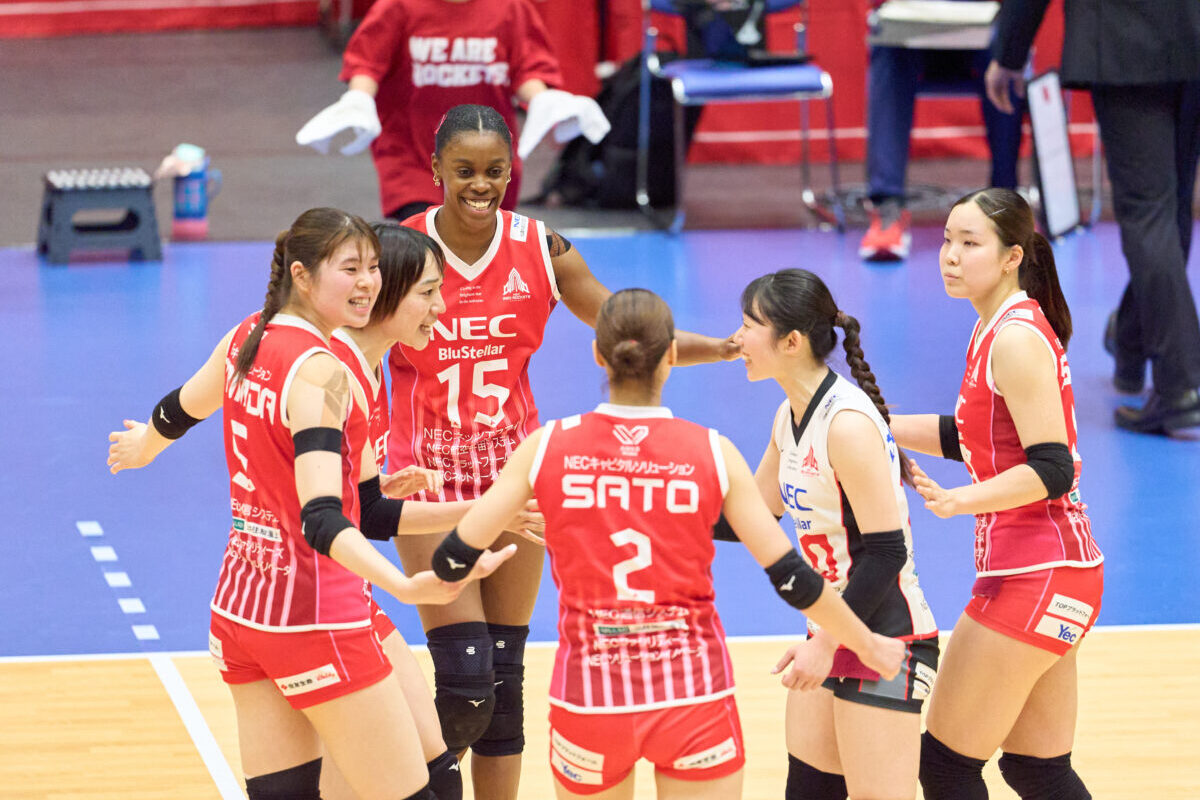 攻守で力を見せつけたNEC川崎がSAGA久光にストレート勝利！ 3連覇に向けてファイナル進出を決める【大同生命SVリーグ女子CS SF】 | バレーボールキング